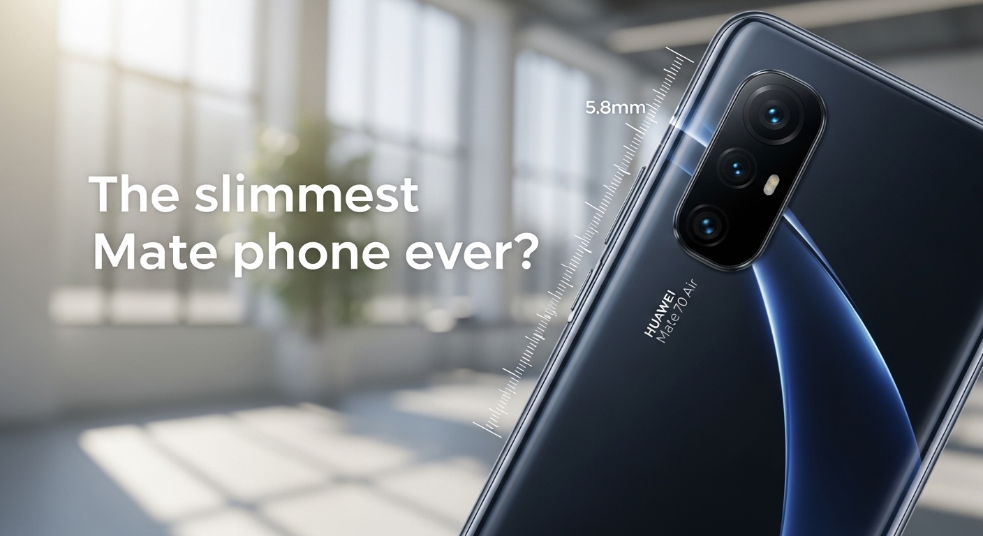 Huawei Mate 70 Air could be slimmest Mate phone in history